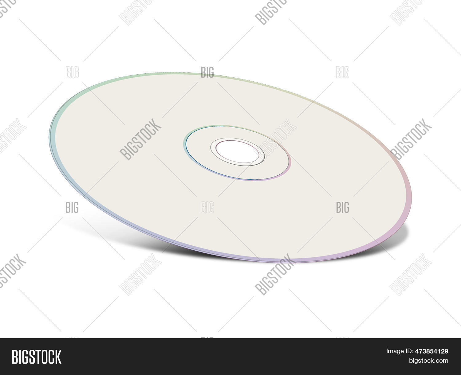 Cd Dvd Blank Template Image & Photo (Free Trial) | Bigstock