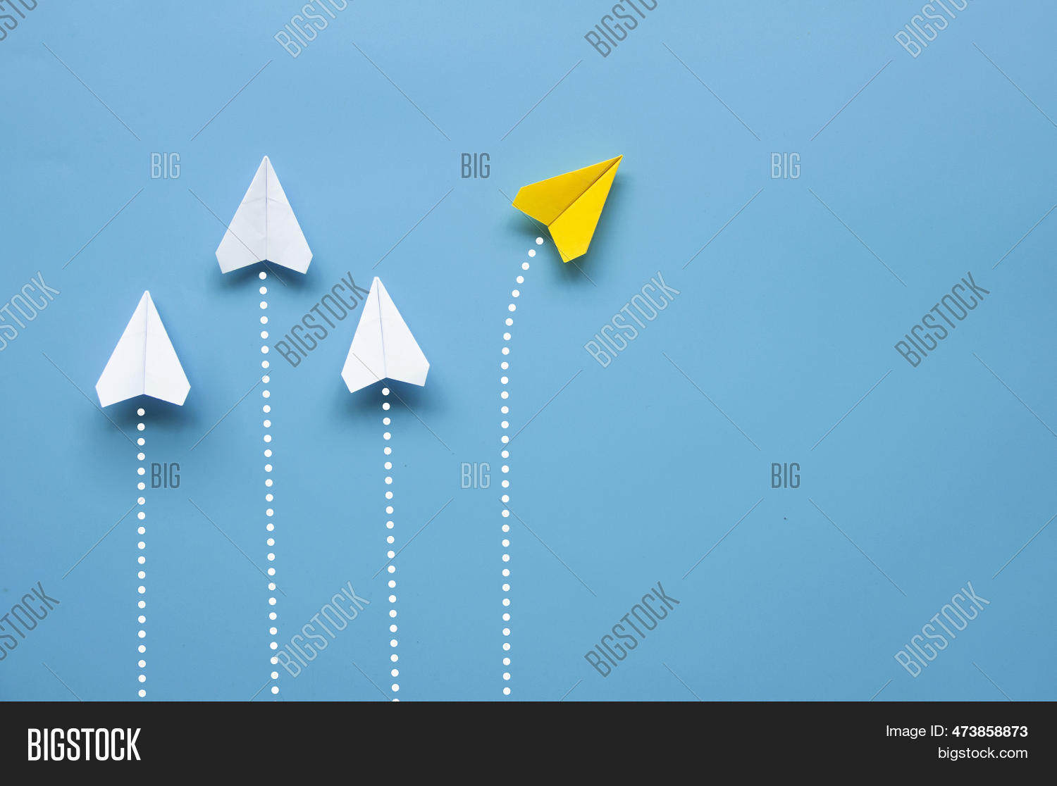 Yellow Paper Plane Image & Photo (Free Trial) | Bigstock