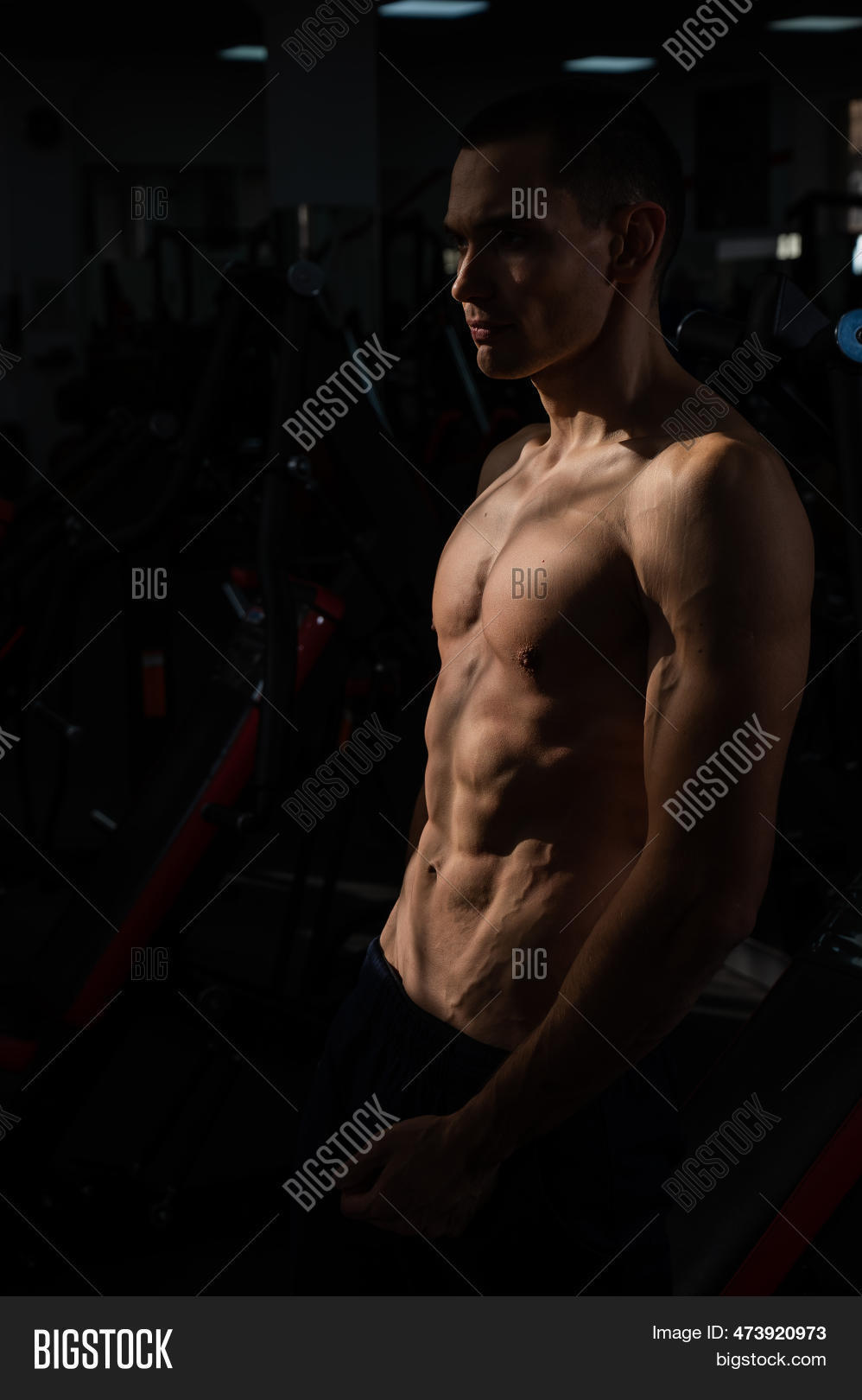 Shirtless Man Sculpted Image & Photo (Free Trial) | Bigstock