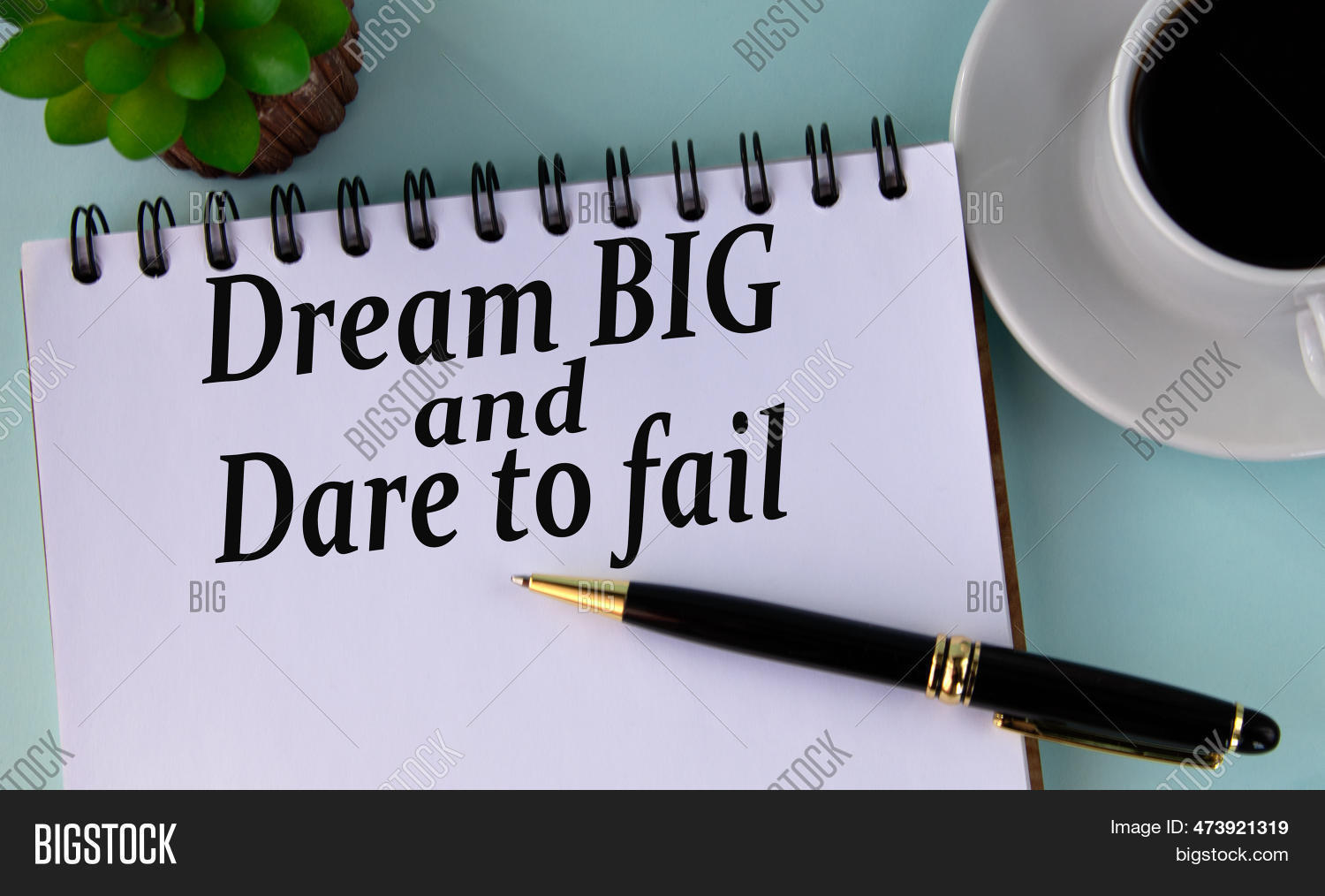 Dream Big Dare Fail - Image & Photo (Free Trial) | Bigstock