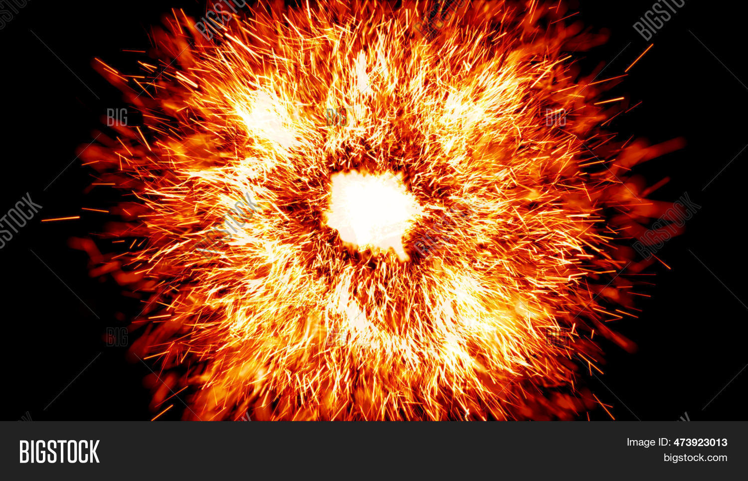 Large Fireball Black Image & Photo (Free Trial) | Bigstock