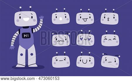 Robot Emotions. Vector & Photo (Free Trial) | Bigstock