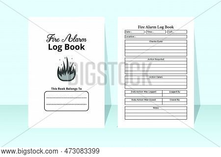 Fire Alarm Notebook Vector & Photo (Free Trial) | Bigstock