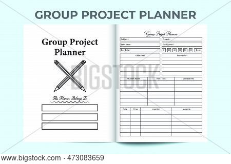 Group Project Planner Vector & Photo (Free Trial) | Bigstock