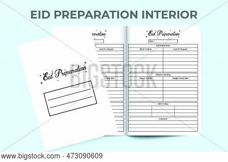 Eid Preparation Log Vector & Photo (Free Trial) | Bigstock