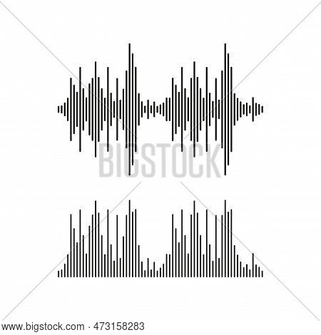 Black Sound Wave. Vector & Photo (Free Trial) | Bigstock