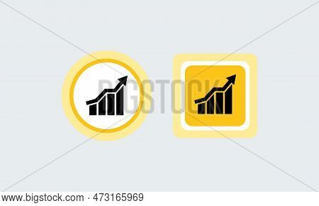 Growth Bar Graph Icon Vector & Photo (Free Trial) | Bigstock