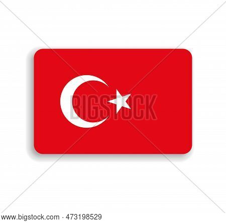 Turkey Flag - Flat Vector & Photo (Free Trial) | Bigstock