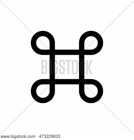 Command Button Icon. Vector & Photo (Free Trial) | Bigstock