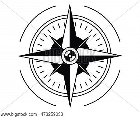Compass Arrows Vector & Photo (Free Trial) | Bigstock