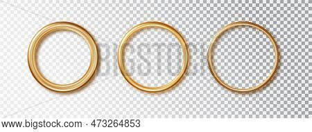 Round Gold Metal Vector & Photo (Free Trial) | Bigstock
