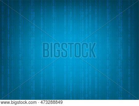 Blue Binary Code Vector & Photo (Free Trial) | Bigstock