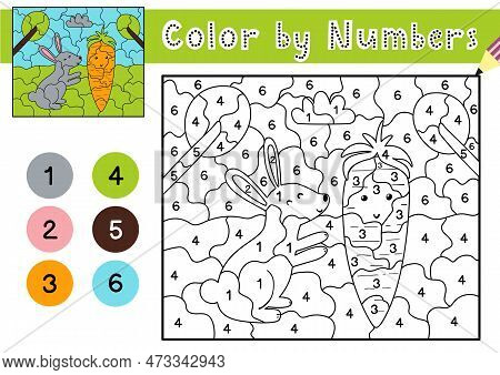 Color By Numbers Game Vector & Photo (Free Trial) | Bigstock