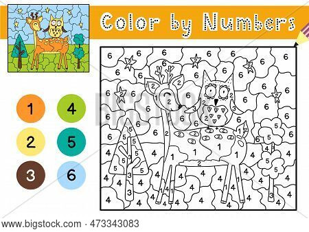 Color By Numbers Game Vector & Photo (Free Trial) | Bigstock