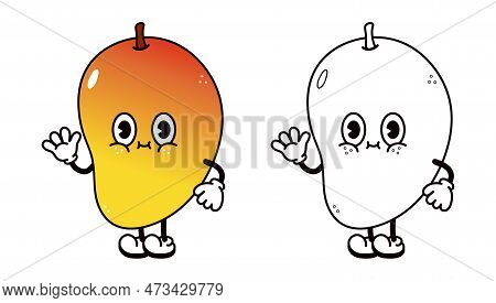 Cute Funny Mango Vector & Photo (Free Trial) | Bigstock