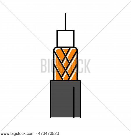 Coaxial Cable Wire Vector & Photo (Free Trial) | Bigstock