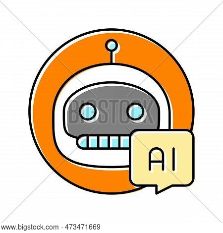 Ai Chat Bot Color Vector & Photo (Free Trial) | Bigstock