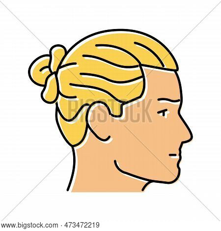Man Bun Hairstyle Vector & Photo (Free Trial) | Bigstock