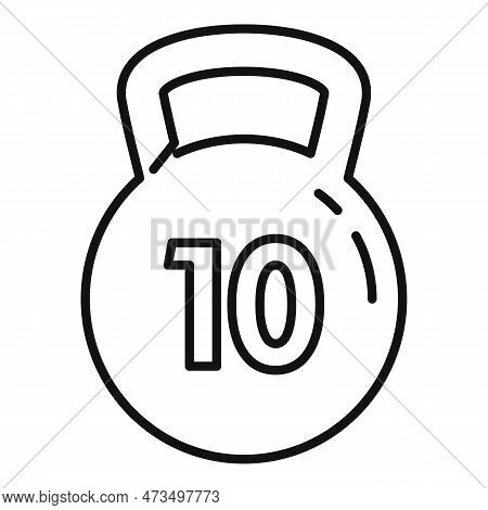 White Kettlebell Clipart