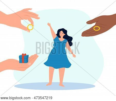 Hands Men Offering Vector & Photo (Free Trial) | Bigstock