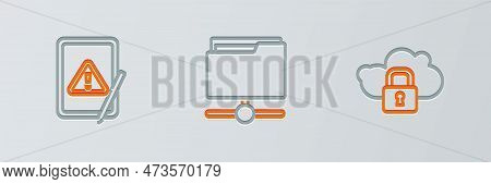 Set Line Cloud Vector & Photo (Free Trial) | Bigstock