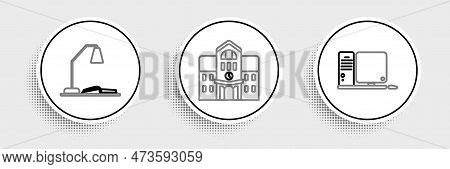 Set Line Computer Vector & Photo (Free Trial) | Bigstock