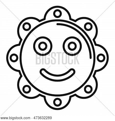 Sun Toy Icon. Outline Image & Photo (Free Trial) | Bigstock