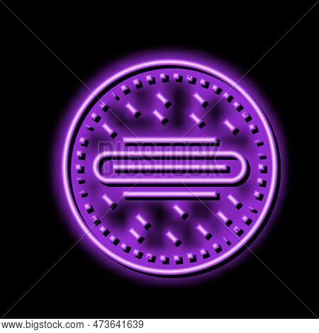 Badge Denim Neon Vector & Photo (Free Trial) | Bigstock