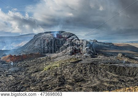 Volcanic Landscape Image & Photo (Free Trial) | Bigstock