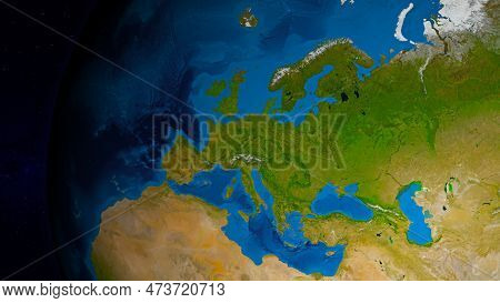 Earth Globe Zoomed Image & Photo (Free Trial) | Bigstock