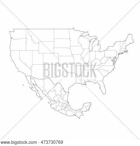 United States Mexico Vector & Photo (Free Trial) | Bigstock