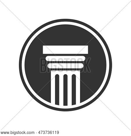 Column Graphic Icon. Vector & Photo (Free Trial) | Bigstock