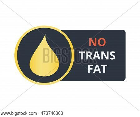 No Trans Fat Icon Vector & Photo (Free Trial) | Bigstock
