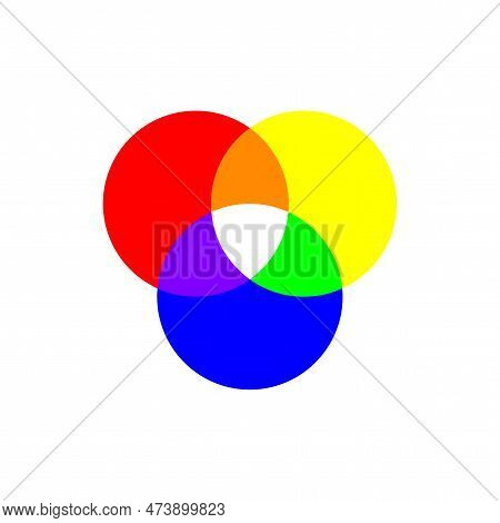 Colored Intersecting Vector & Photo (Free Trial) | Bigstock