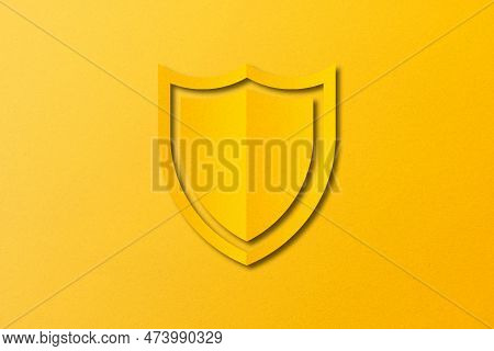 Yellow Paper Shield Image & Photo (Free Trial) | Bigstock