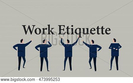 Work Etiquette Office Vector & Photo (Free Trial) | Bigstock
