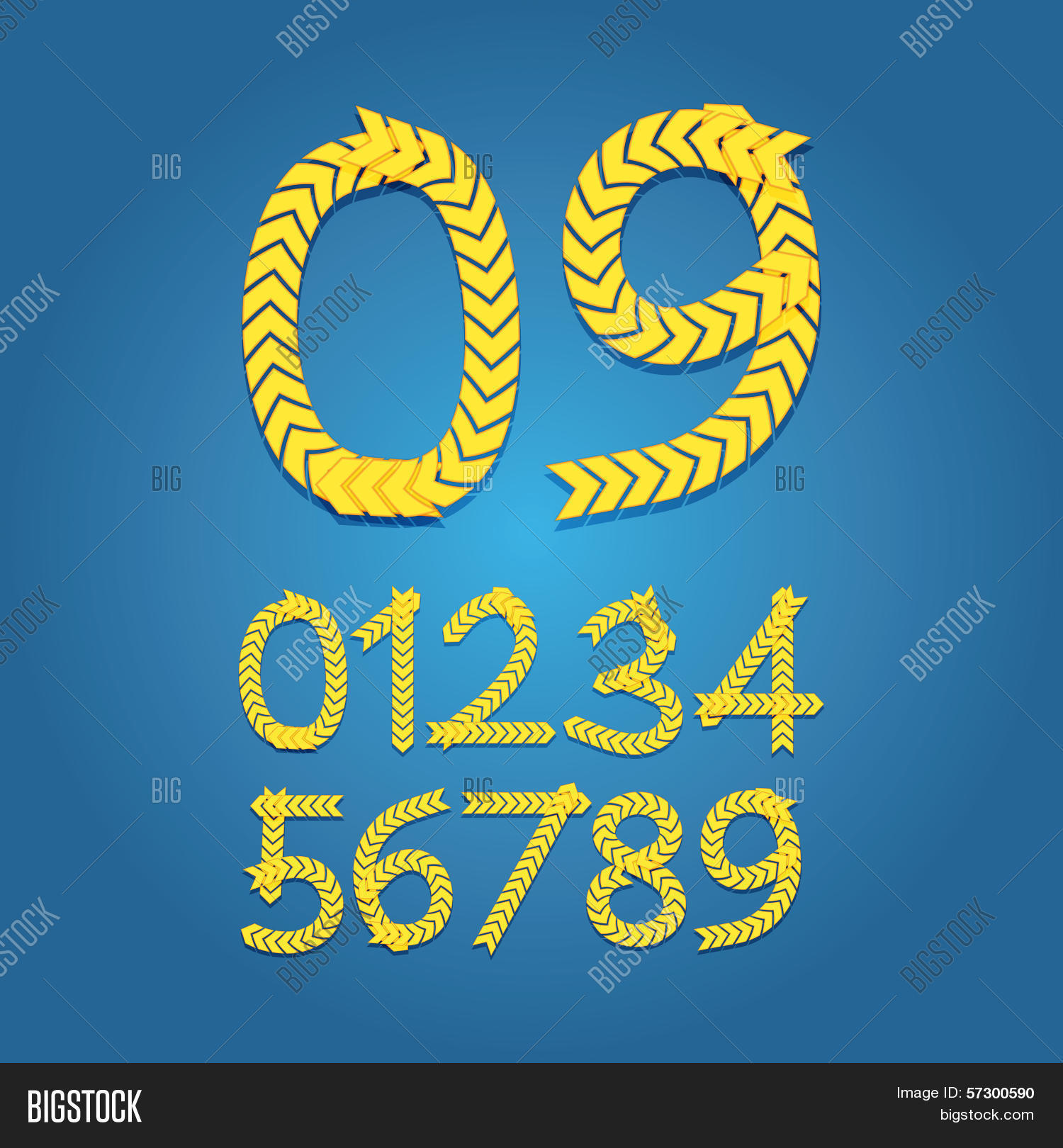W1-8 Chevron Sign Vector & Photo (Free Trial) | Bigstock