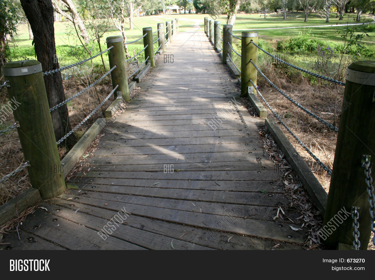 Wooden Bridge Image & Photo (Free Trial) | Bigstock