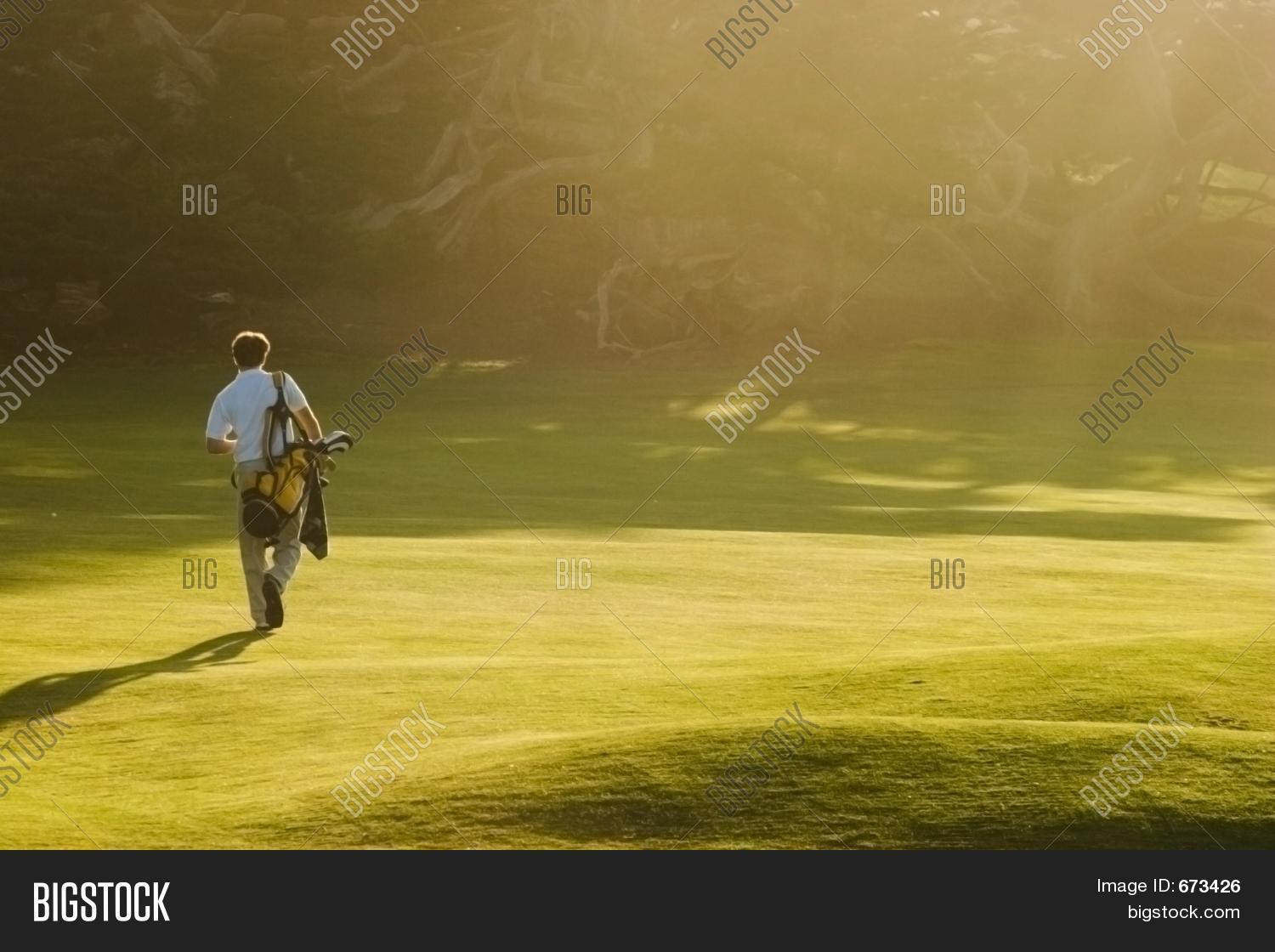 Golf Sunset Image & Photo (Free Trial) | Bigstock