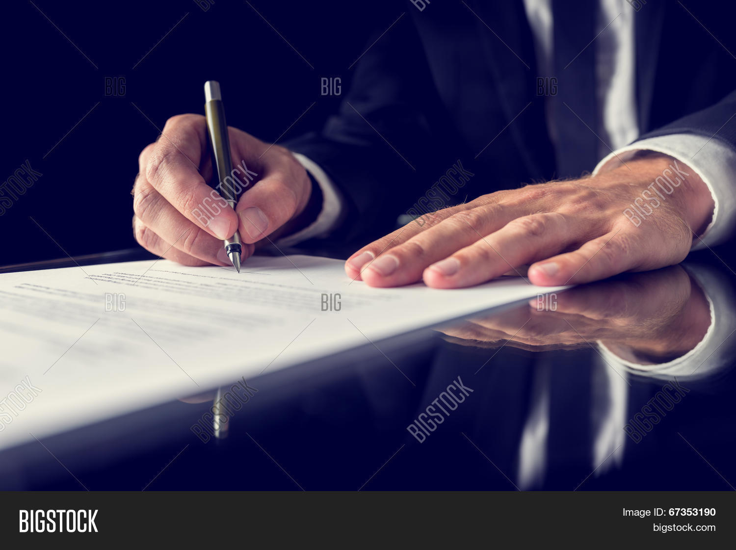 Signing Legal Document Image & Photo (Free Trial) | Bigstock