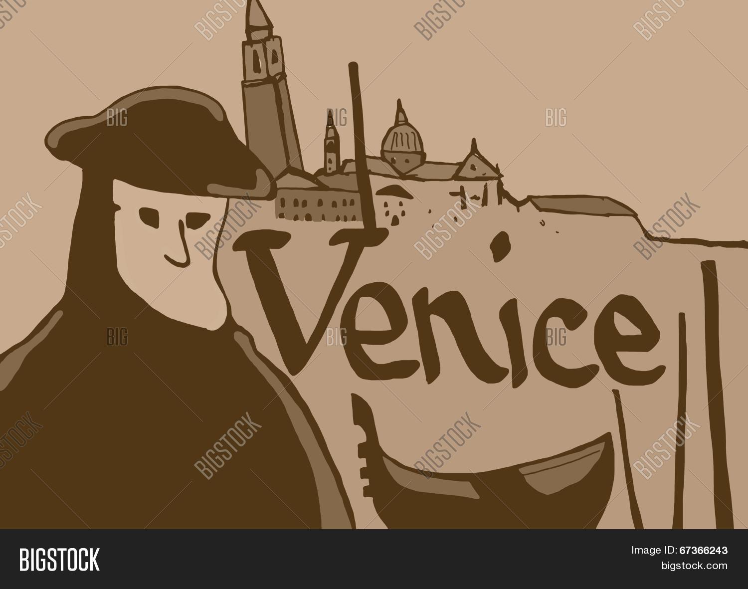 Vintage Venice Symbols Image & Photo (Free Trial) | Bigstock