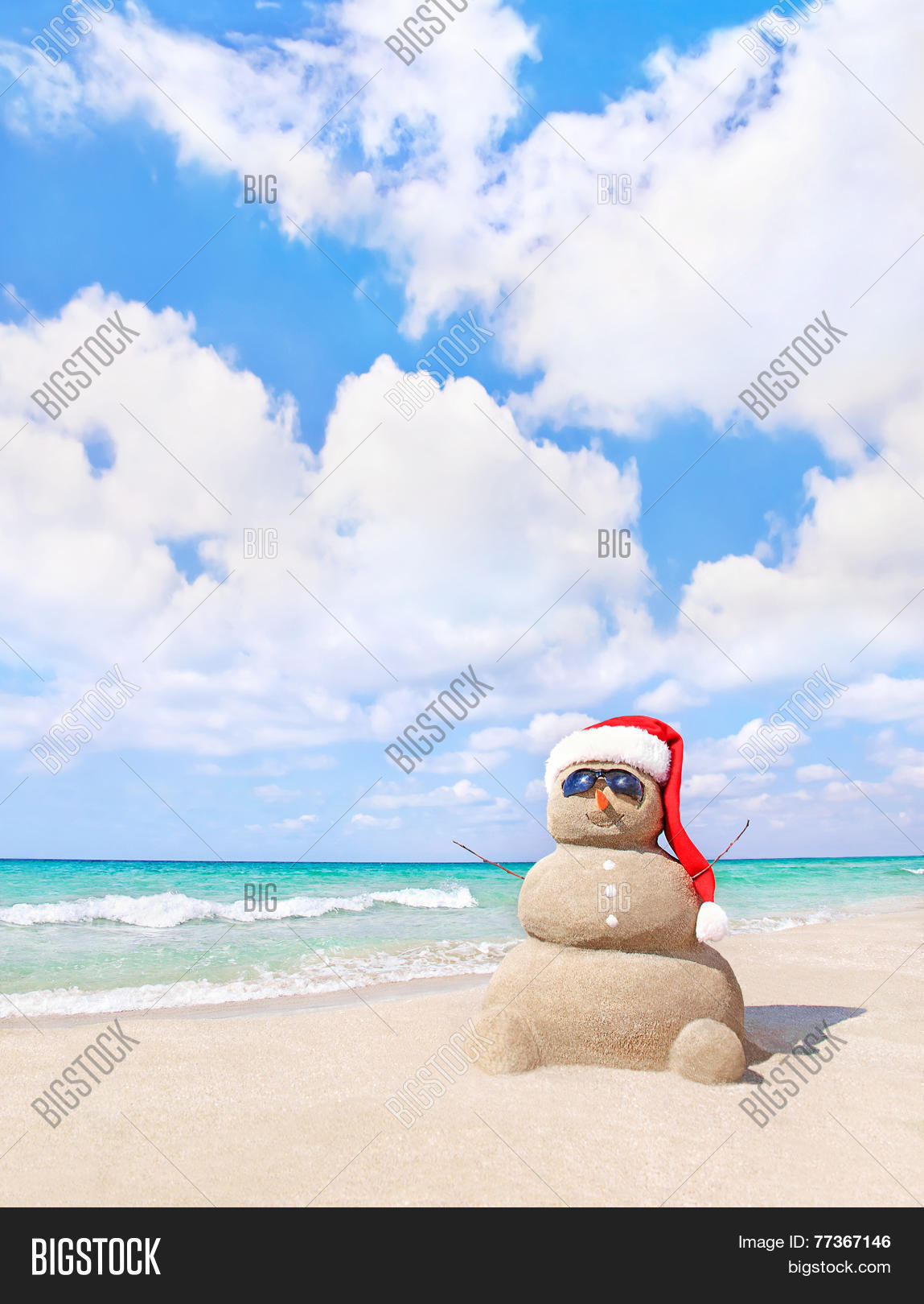 Smiling Sandy Snowman Image & Photo (Free Trial) | Bigstock
