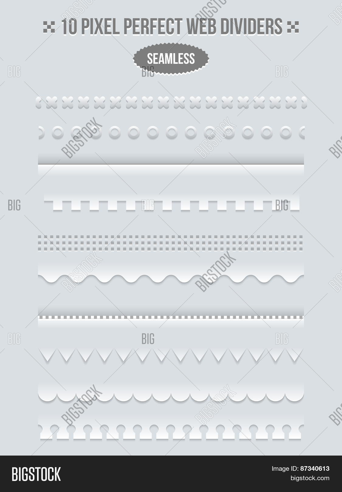Borders Dividers Web Vector & Photo (Free Trial) | Bigstock