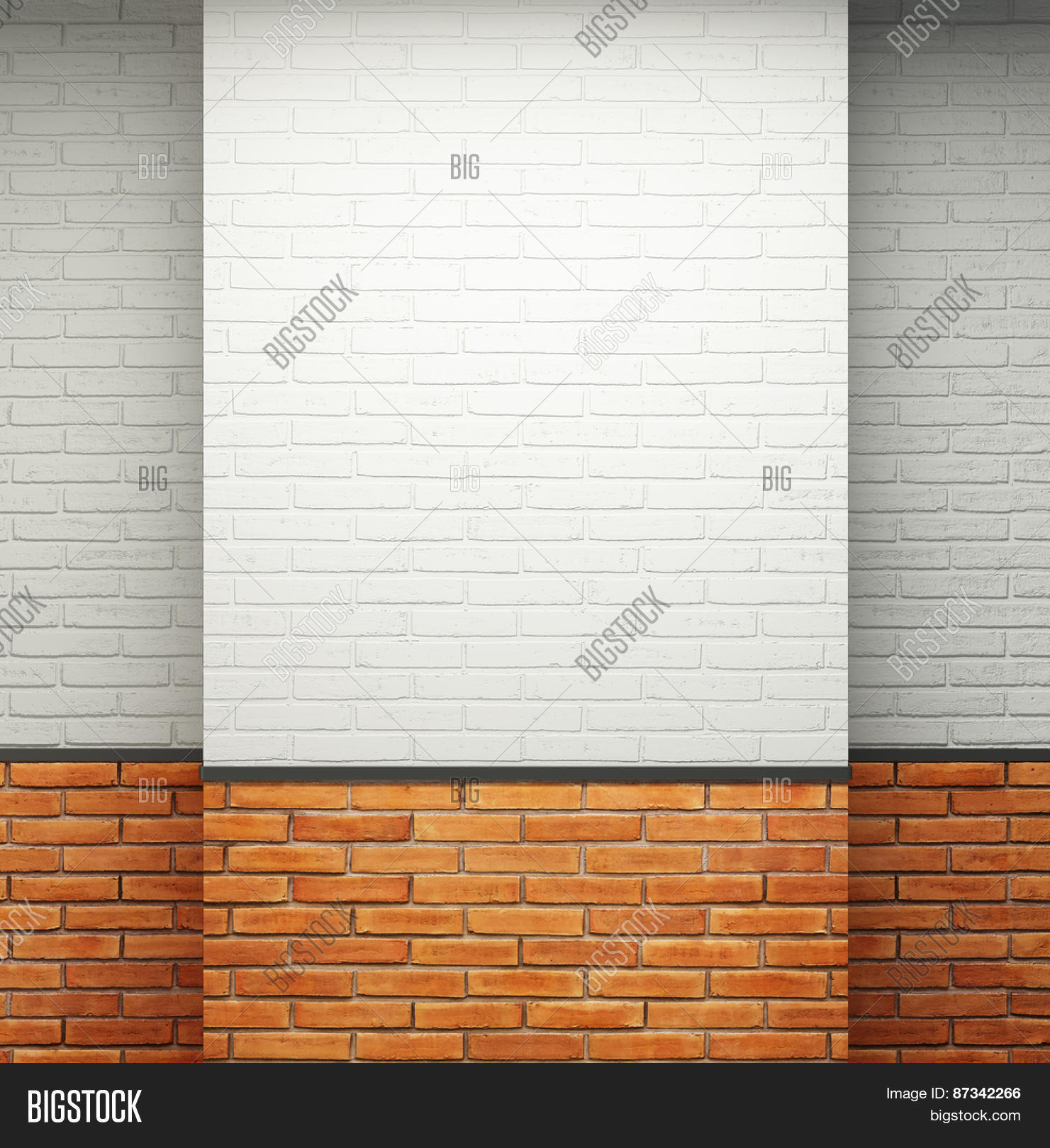 Empty Room Brick Walls Image & Photo (Free Trial) | Bigstock