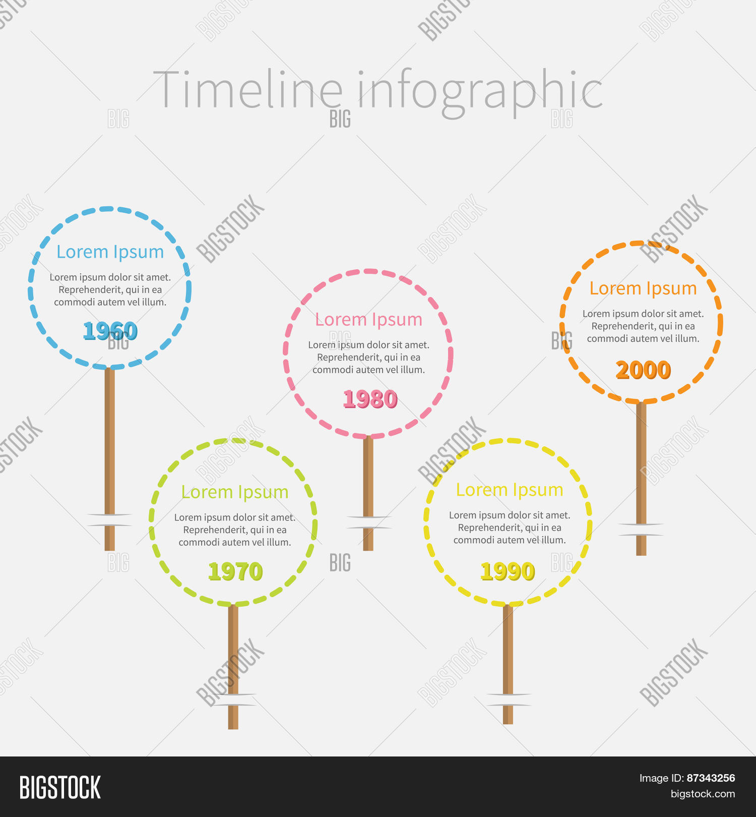 Big Dash Line Round Vector & Photo (Free Trial) | Bigstock
