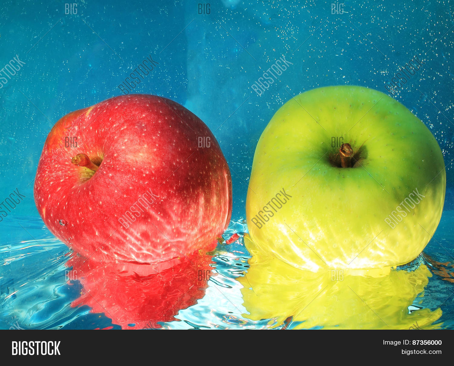 Apple Water Image & Photo (Free Trial) | Bigstock