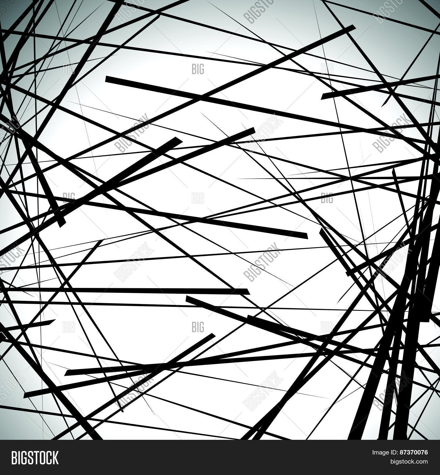 Random Lines Abstract Vector & Photo (Free Trial) | Bigstock