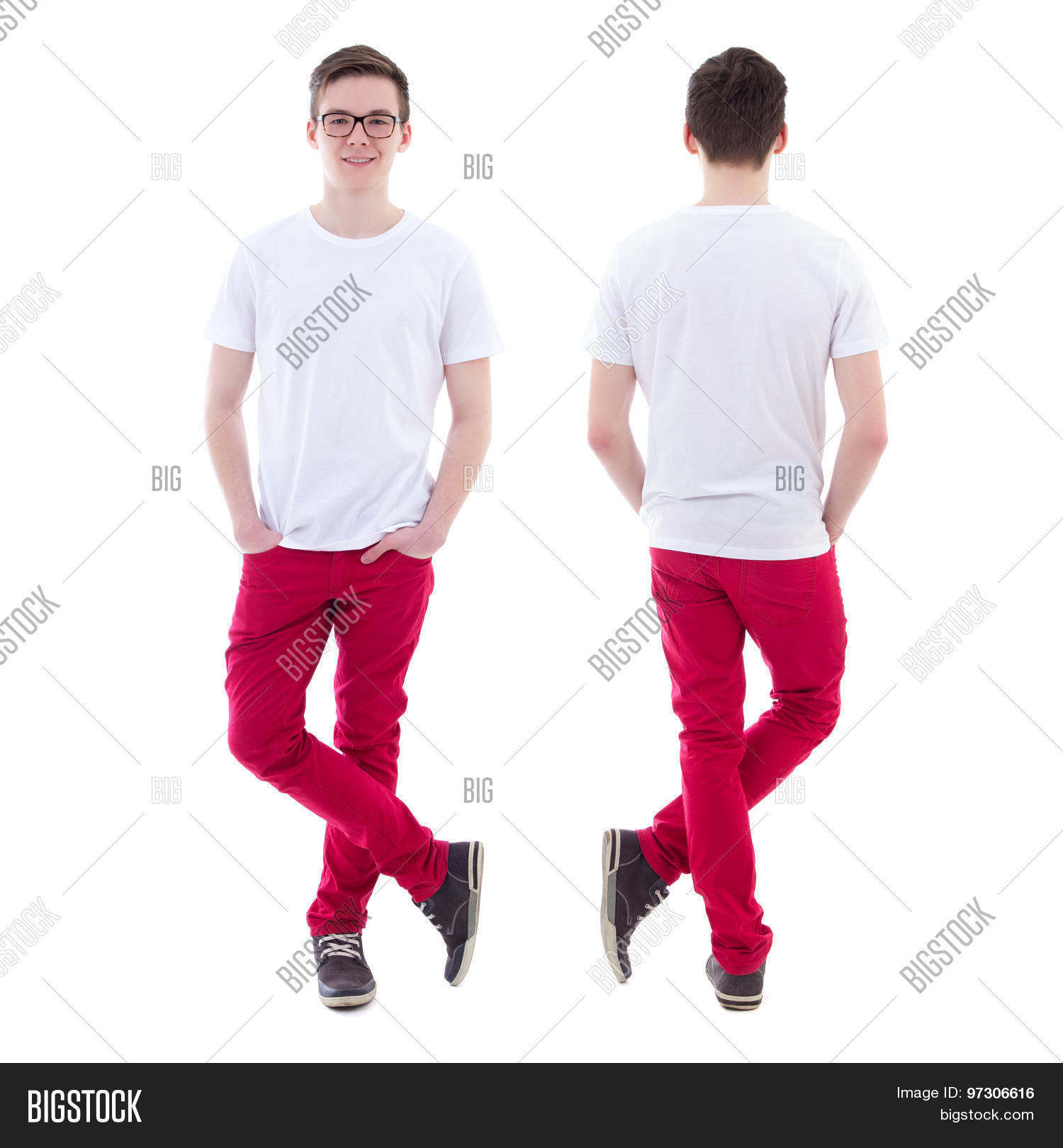 Front Back View Young Image & Photo (Free Trial) | Bigstock