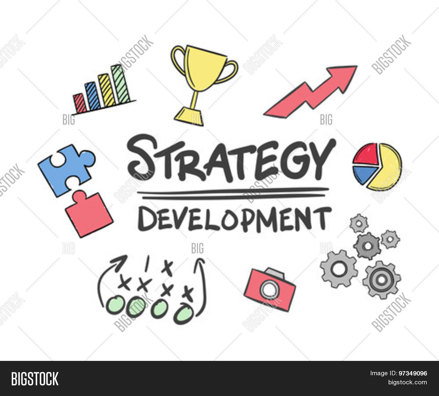 Vector y foto Strategy (prueba gratis) | Bigstock
