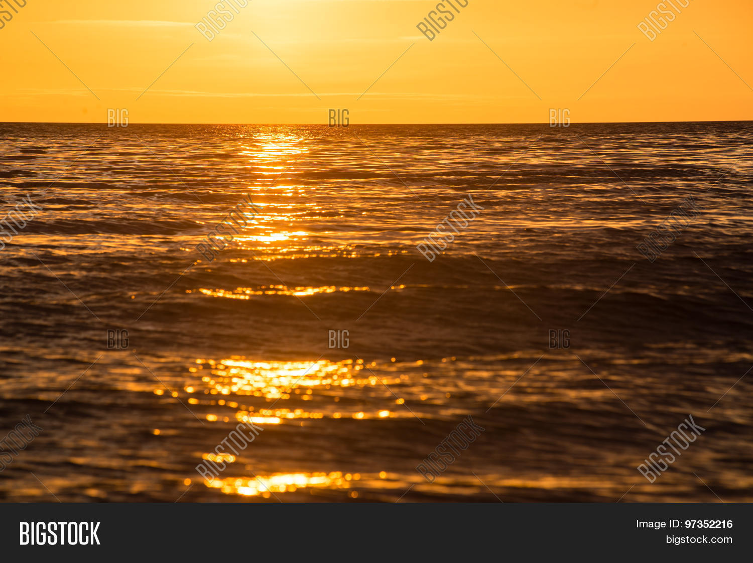 Orange Dramatic Sunset Image & Photo (Free Trial) | Bigstock